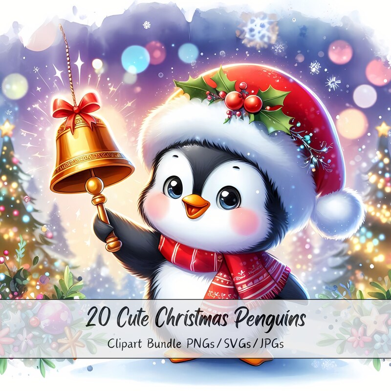 Penguin Clip Art - Etsy