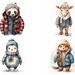 Watercolor Winter Animals Clipart, Christmas Animals Bundle, Animals ...