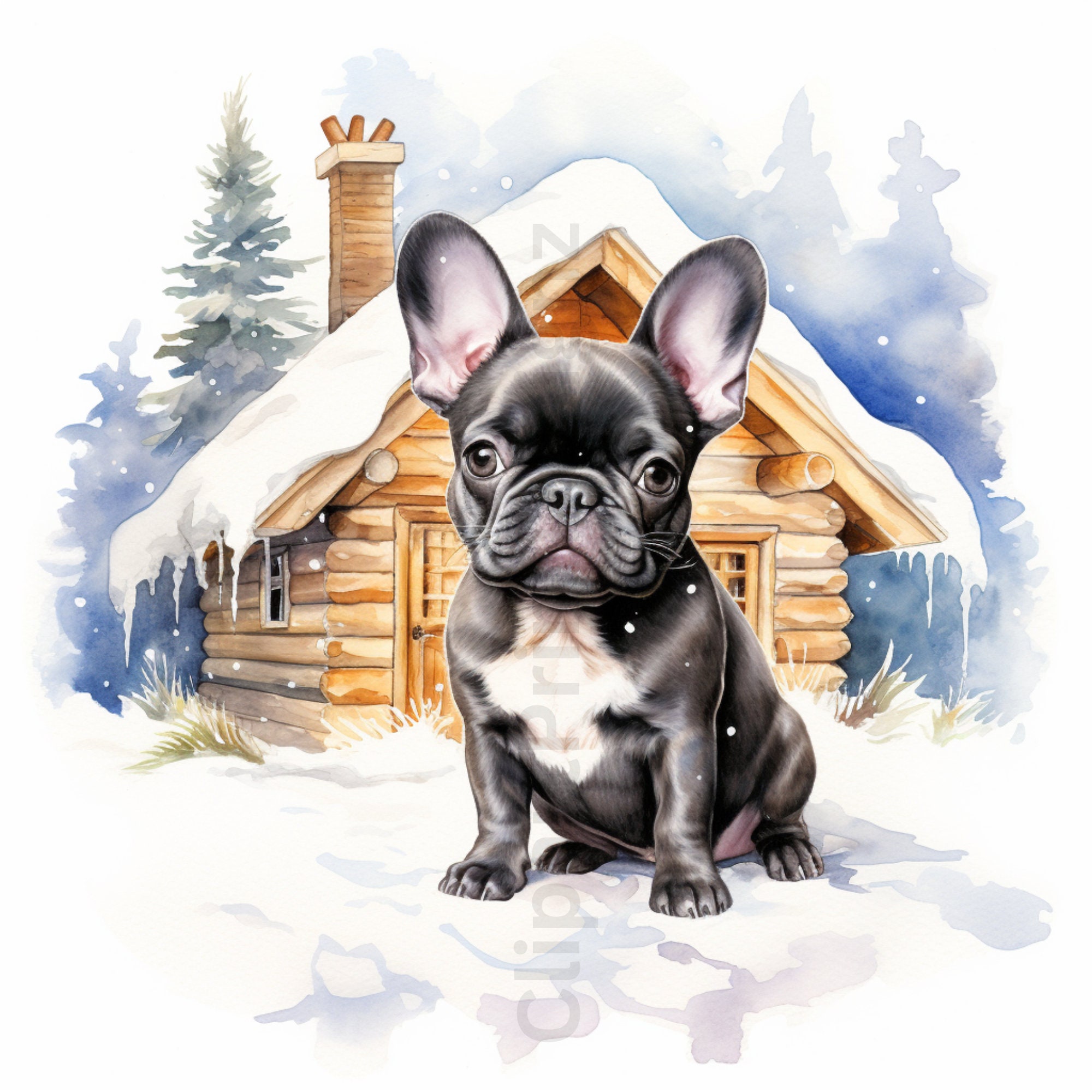 20 Cute Winer Dog Breeds, Watercolor Clipart Bundle, High Quality Pngs ...