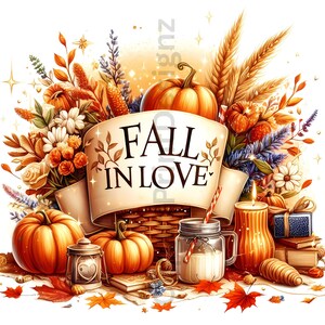 Fall Banners Clipart Bundle, Watercolor Autumn Clip Art Images, High ...