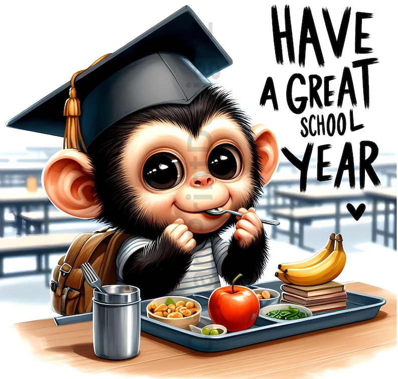 Cute Back to School Animals Clipart Bundle, Watercolor Animal Clip Art ...