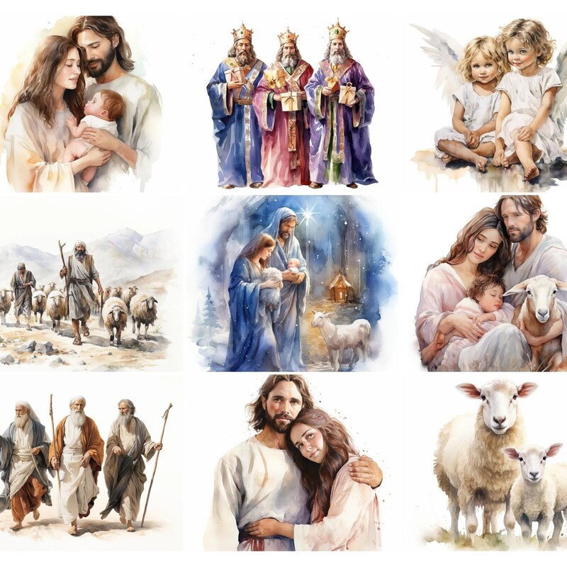 Cute Nativity Set - Etsy