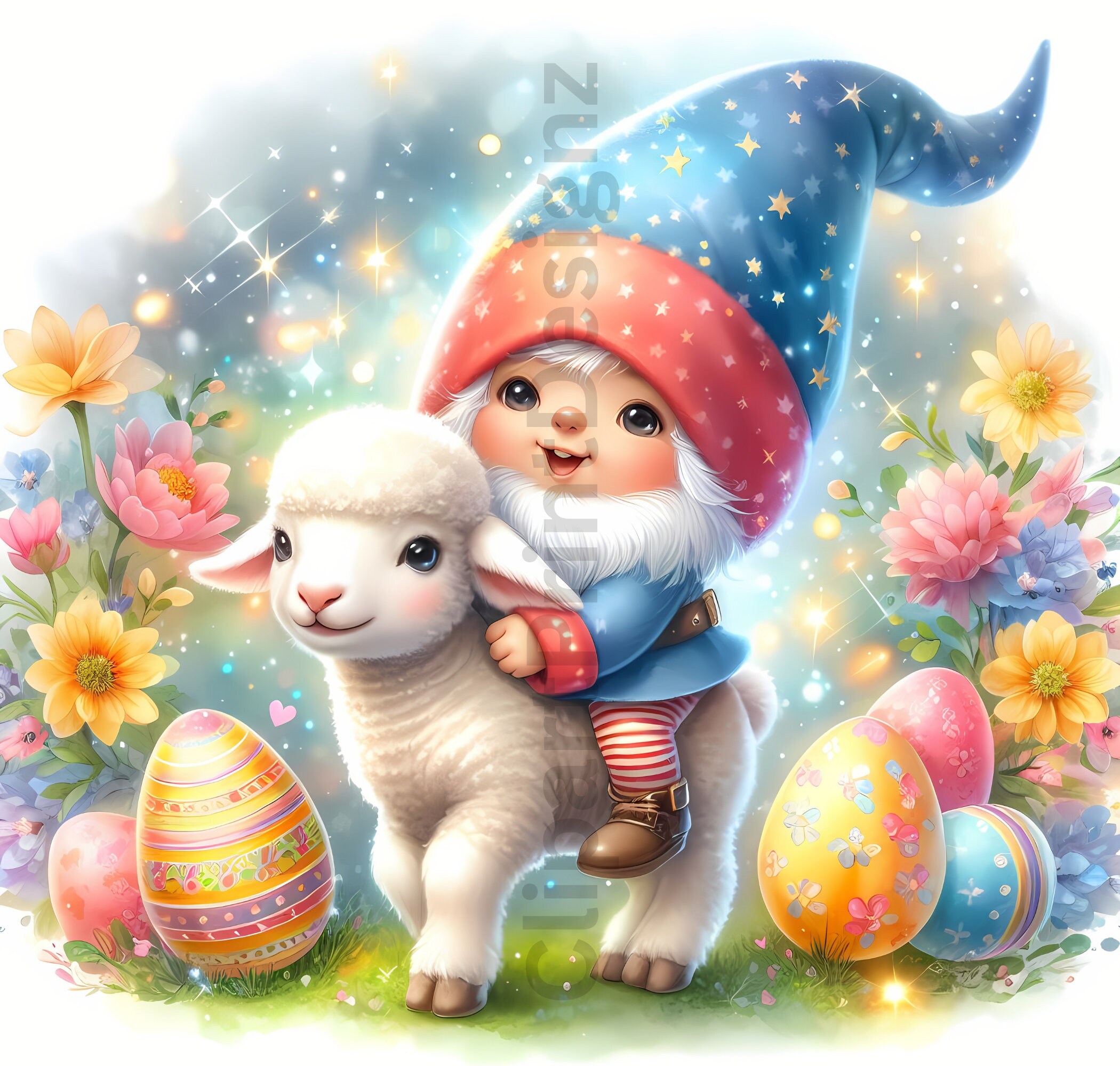1000+ Easter Clipart, Mega Cute Easter Animal Bundle, Watercolor Clip ...