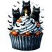 Halloween Cupcakes Clipart Bundle, Watercolor Clip Art Image, High ...