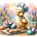 Cute Easter Ducks Clipart Bundle, Watercolor Clip Art Images, 20 High ...