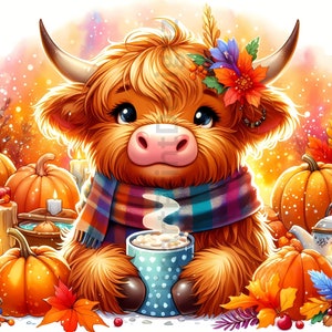 Happy Thanksgiving Animals Clipart Bundle, Watercolor Animal Clip Art ...