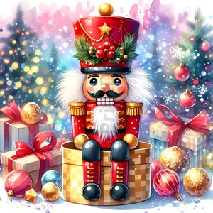 Cute Christmas Nutcrackers Clipart Bundle, Xmas Nutcracker Clip Art ...