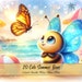 Cute Summer Bees Clipart Bundle, Watercolor Bee Clip Art Images, High ...