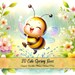 Cute Spring Bees Clipart Bundle, Watercolor Clip Art Images, 26 High ...