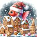 Cute Christmas Fish Clipart Bundle, Xmas Fishes Clip Art Images ...