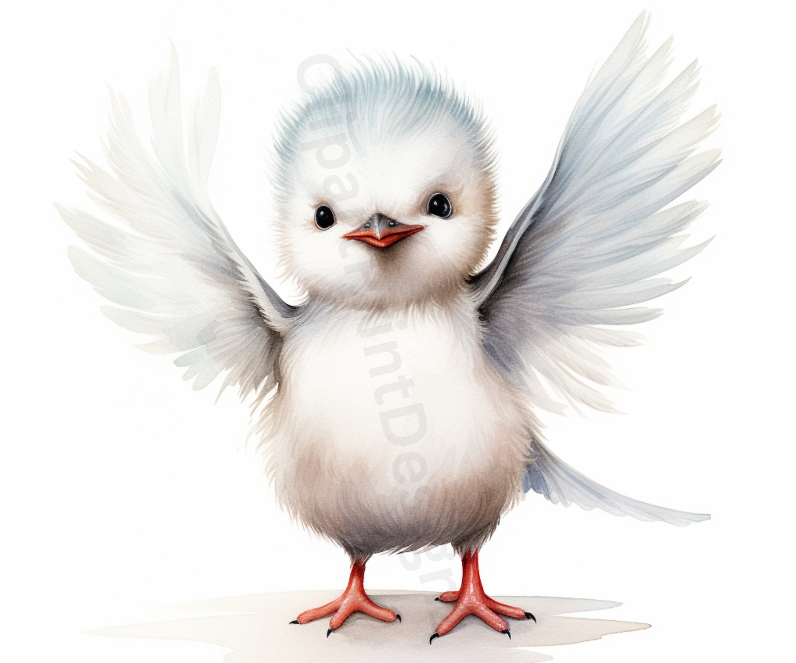 46 Watercolor Winter Animals Clipart Bundle, Cute Baby Animals, Nursery ...