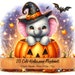 Watercolor Halloween Clipart, Cute and Scary Halloween Bundle, 25, 300 ...