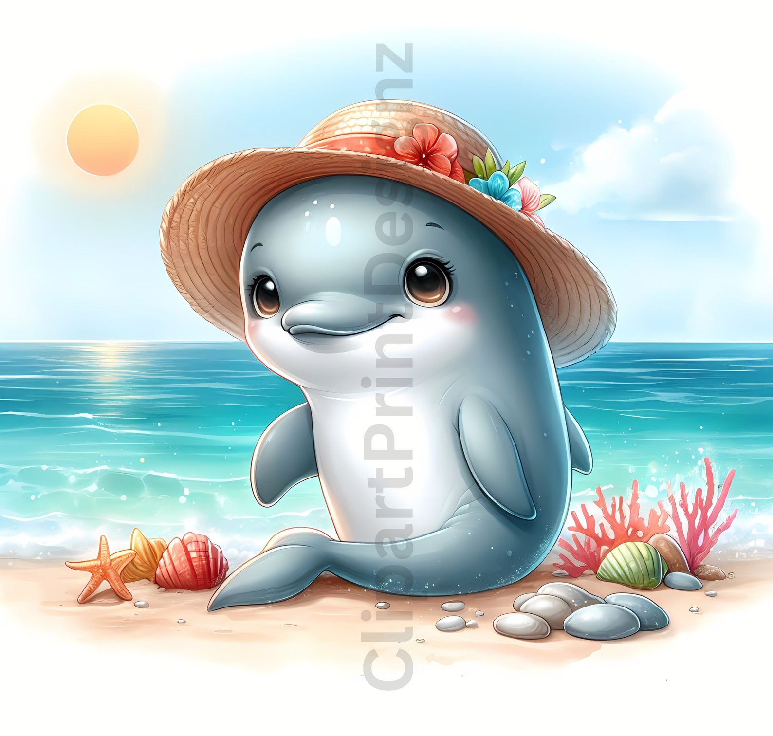 High Quality Summer Clipart Bundle, Watercolor Clip Art Images, Amazing ...