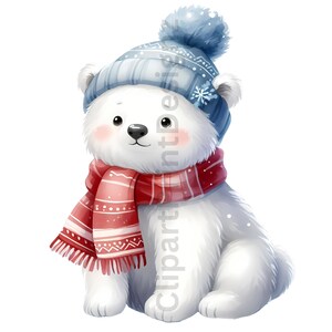 Winter Images Clipart Bundle, Watercolor Clip Art Images, High Quality ...