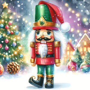 Cute Christmas Nutcrackers Clipart Bundle, Xmas Nutcracker Clip Art ...
