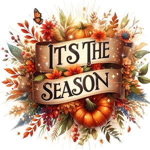 Fall Banners Clipart Bundle, Watercolor Autumn Clip Art Images, High ...