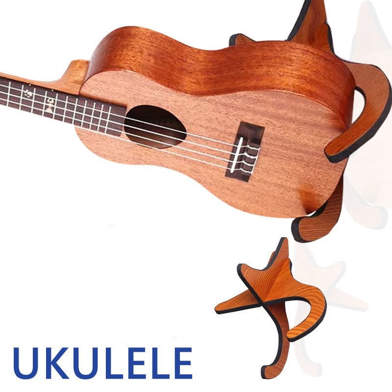 Ukulele Stand Wooden Stand Vertical Hole-free Home Removable - Etsy