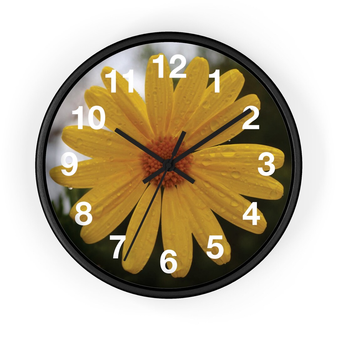 Daisy Wall Clock - Etsy