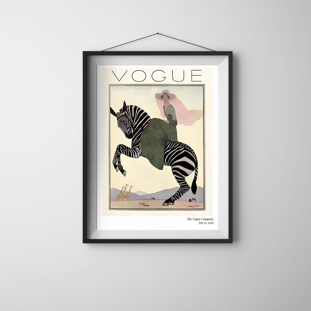 Vogue Poster Vintage Vogue Cover Vintage Aesthetic Home Decor Vintage ...