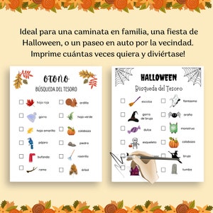 Otoño Y Halloween Búsqueda Del Tesoro, Descarga Digital Instantánea ...