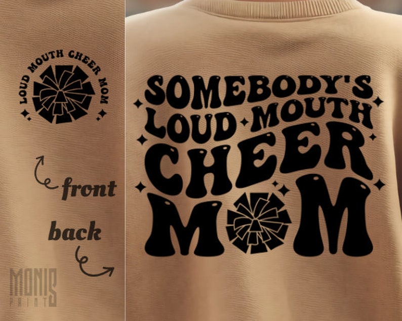 Somebodys Loud Mouth Cheer Mom Svg Png Pdf Cheer Mama Svg In My Cheer