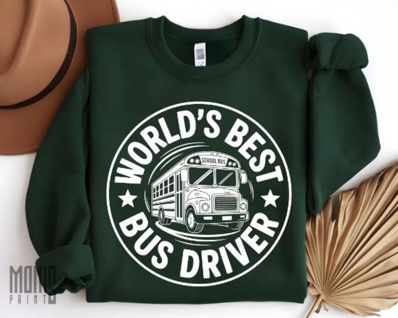 World's Best Bus Driver SVG PNG PDF School Bus Driver Shirt Design Cut ...