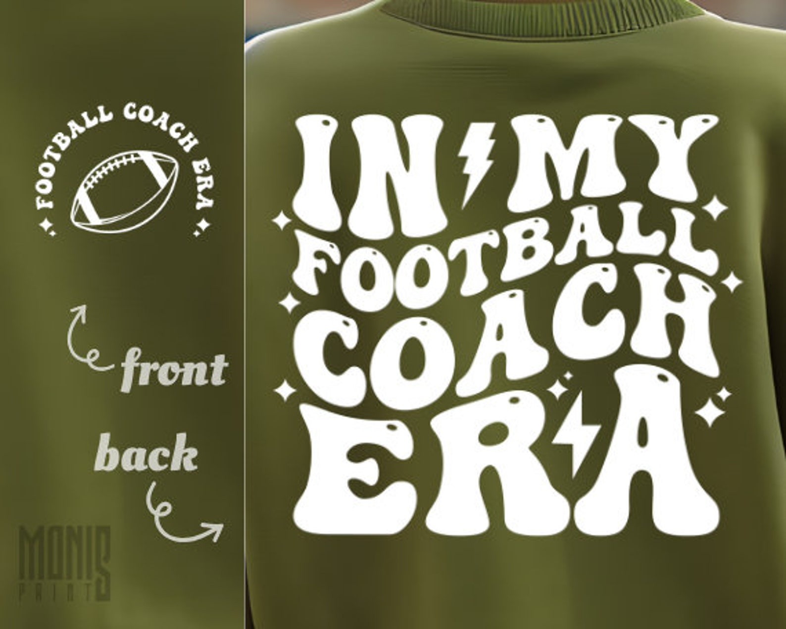 In My Football Coach Era SVG PNG PDF in My Football Era Svg Football ...