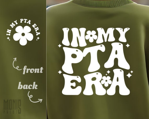 In My PTA Era Svg Png Pdf Parent Teacher Association Shirt PTA Svg PTA ...