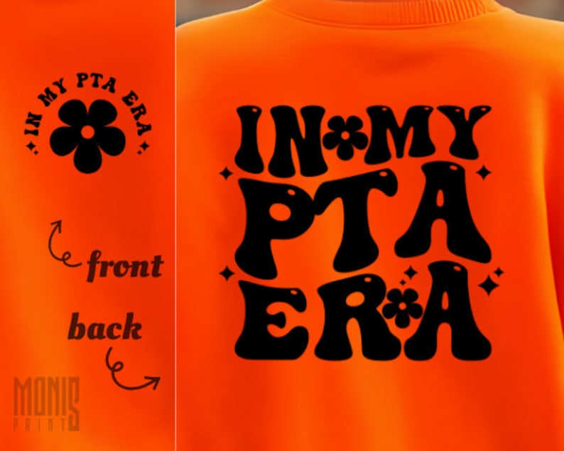 In My PTA Era Svg Png Pdf Parent Teacher Association Shirt PTA Svg PTA ...