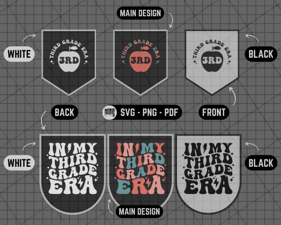 In My Third Grade Era SVG PNG PDF 3rd Grade Era Svg Third Grade Teacher ...