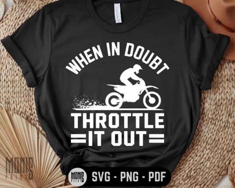 When in Doubt Throttle It Out SVG PNG PDF Sport Bike Svg Mountain ...