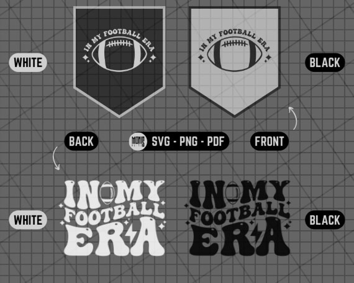 In My Football Era SVG PNG PDF Football Sister Era Svg Football Mama ...
