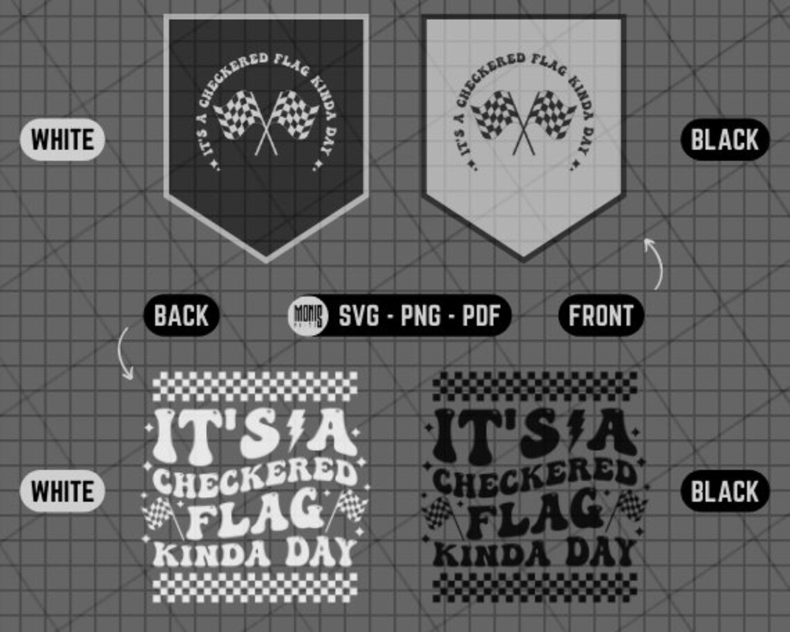It's A Checkered Flag Kinda Day SVG PNG PDF Racing Mom Svg Racing Mama ...