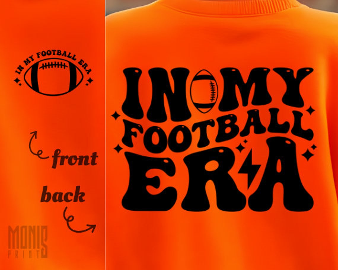 In My Football Era SVG PNG PDF Football Sister Era Svg Football Mama ...