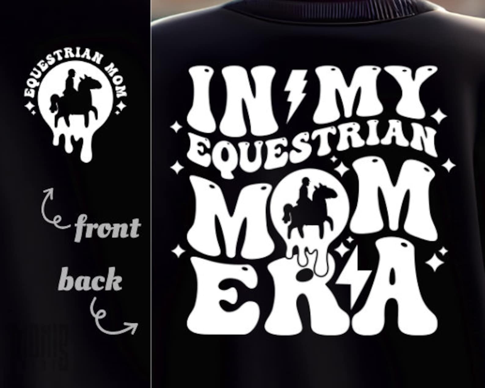 In My Equestrian Mom Era SVG PNG PDF Equestrian Mom Era Svg Horse ...