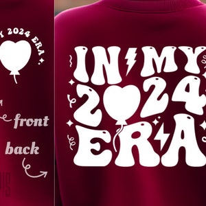 In My 2024 Era Glitter Sequins SVG PNG PDF 2024 Era Png Trendy 2024 Png ...