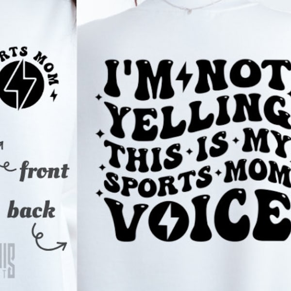 I'm Not Yelling Svg - Etsy