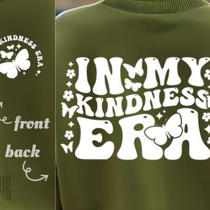 In My Kindness Era SVG PNG PDF Bee Kind Png Bee Kind Svg Kindness ...