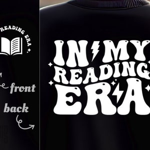 In My Reading Era SVG PNG PDF Reading Era Png Reading Shirt Svg ...