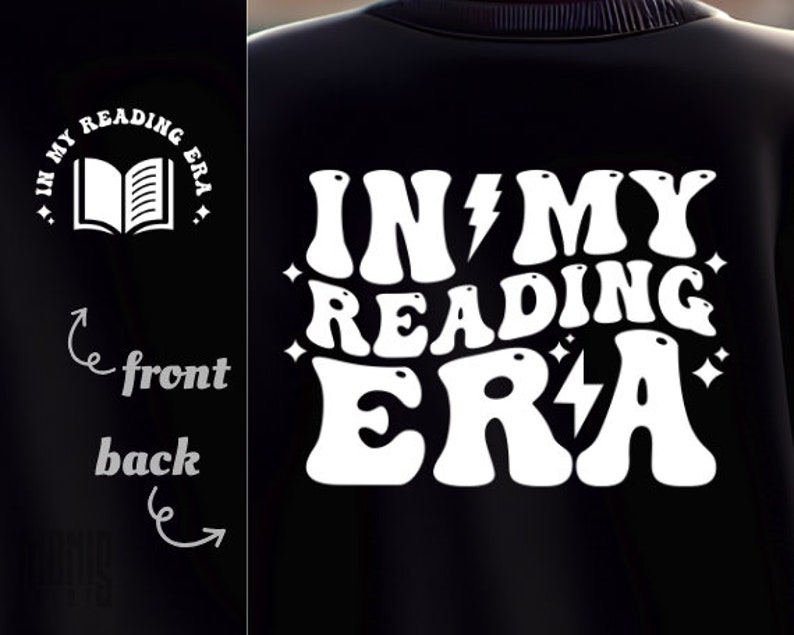 In My Reading Era SVG PNG PDF Reading Era Png Reading Shirt Svg ...