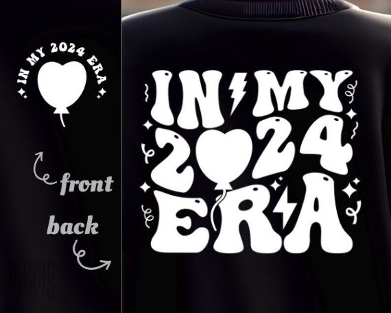 In My 2024 Era Glitter Sequins SVG PNG PDF 2024 Era Png Trendy 2024 Png ...