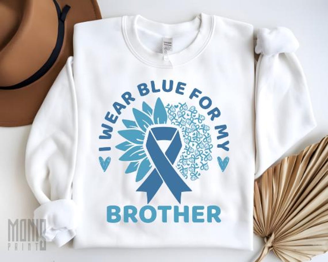 I Wear Blue for My Brother SVG PNG PDF Diabetes Awareness Svg Diabetes ...