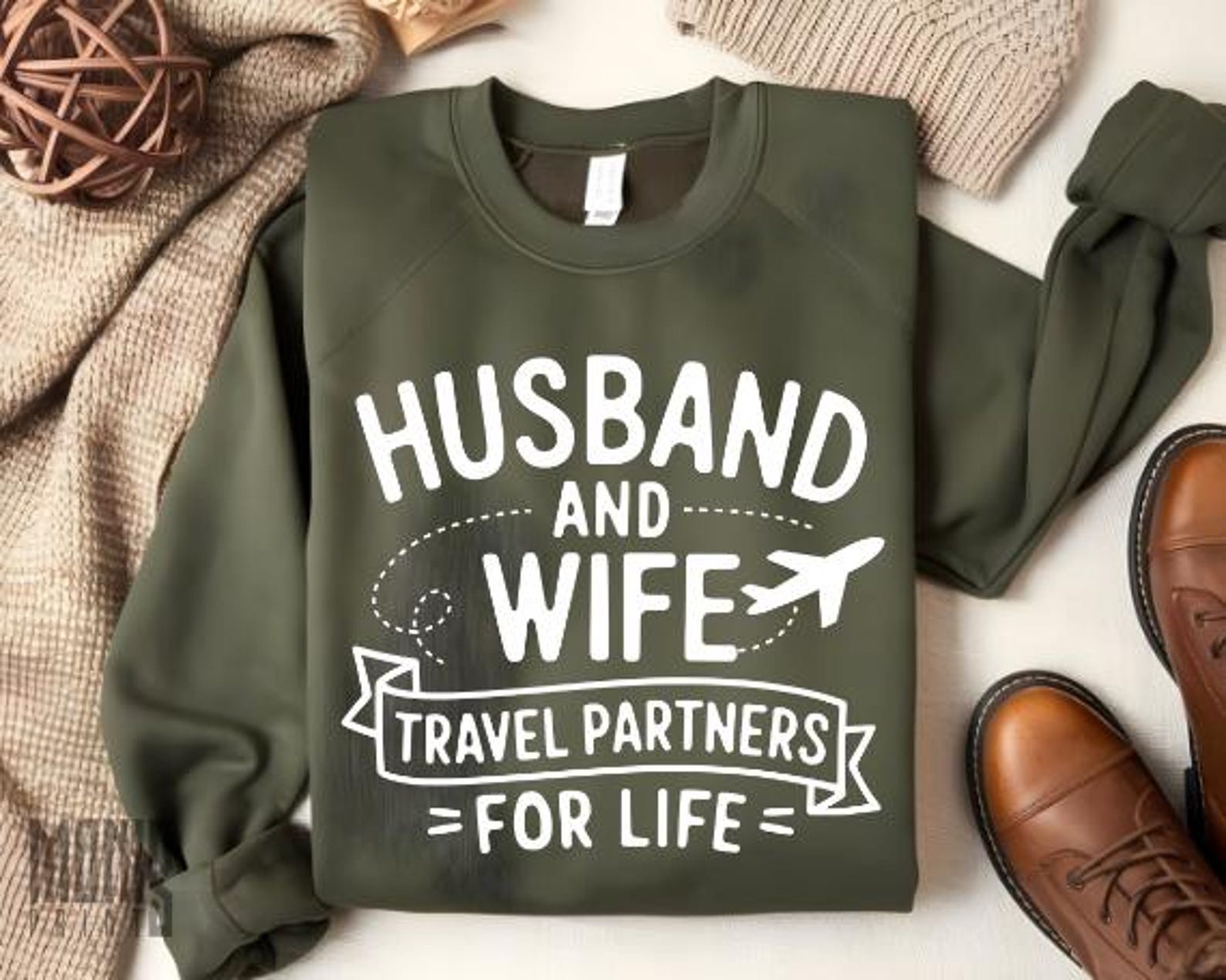 Husband and Wife Travel Partners for Life SVG PNG Travel Couple Shirt ...