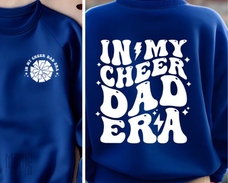 In My Cheer Dad Era SVG PNG PDF Cheer Pocket Svg Cheerleader - Etsy