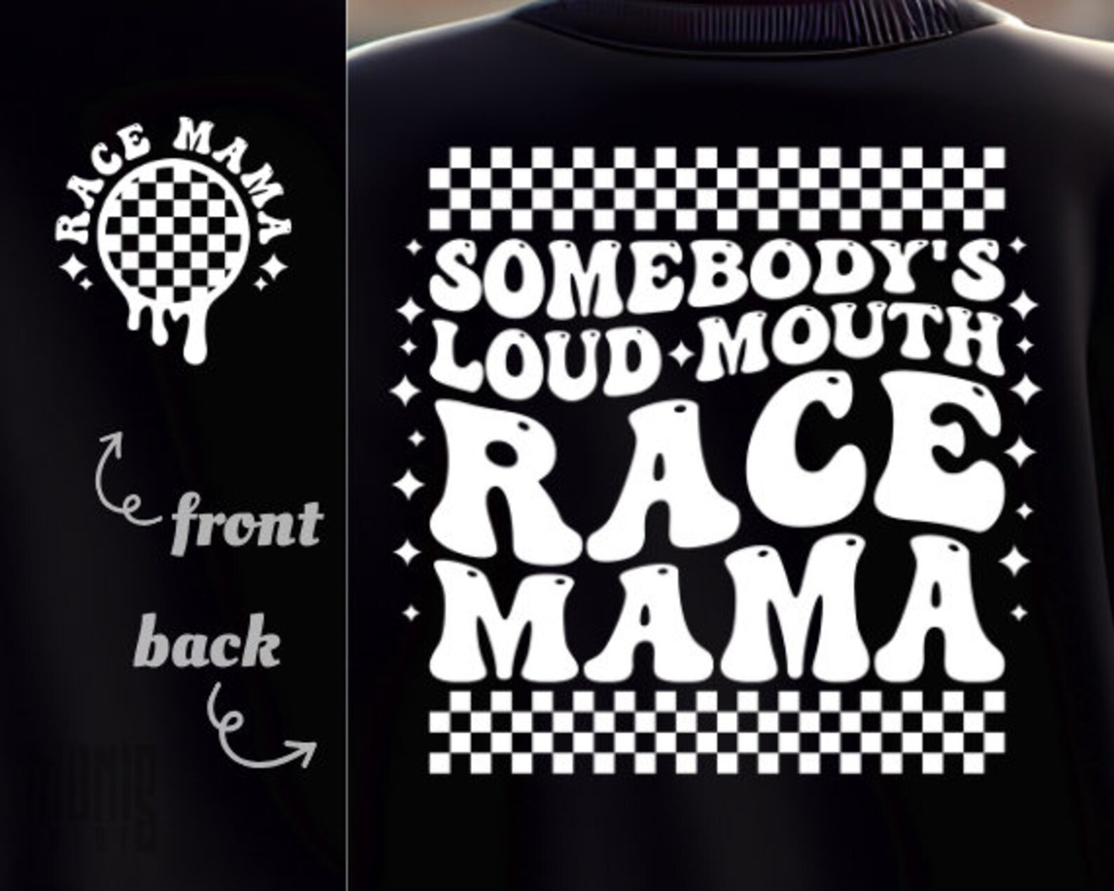 Somebodys Loud Mouth Race Mama SVG PNG PDF Racing Mama Svg Race Mama ...
