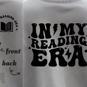 In My Reading Era SVG PNG PDF Reading Era Png Reading Shirt Svg ...