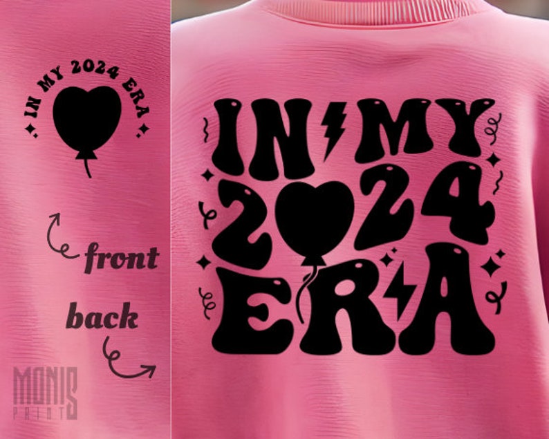 In My 2024 Era Glitter Sequins SVG PNG PDF 2024 Era Png Trendy 2024 Png ...