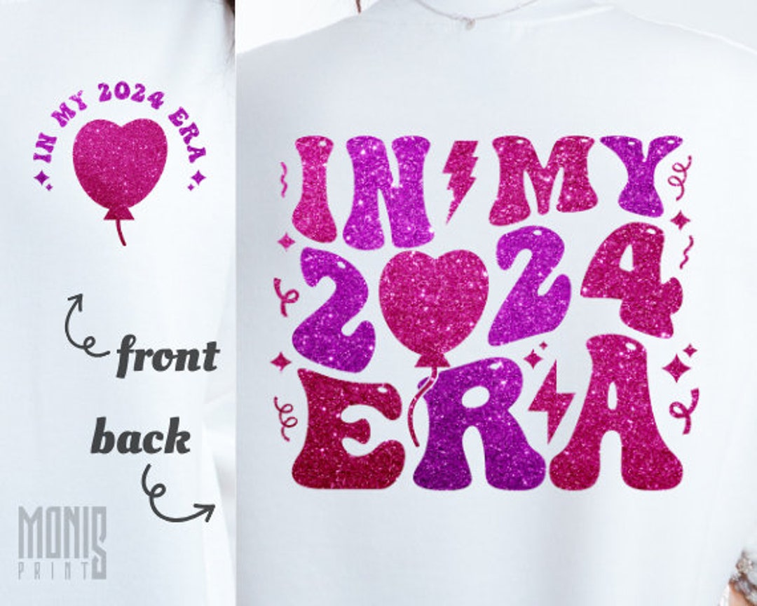 In My 2024 Era Glitter Sequins SVG PNG PDF 2024 Era Png Trendy 2024 Png ...