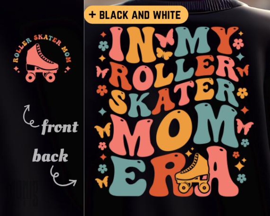In My Roller Skater Mom Era SVG PNG PDF Roller Skating Era Svg Roller ...