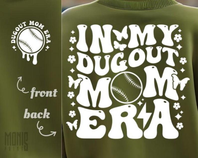 In My Dugout Mom Era SVG PNG PDF Dugout Mom Era Png Dugout Mom Svg ...
